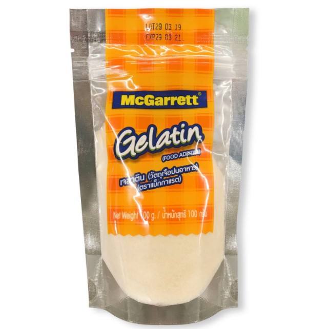 แม็กกาแรต ผงเจลาติน Mcgarrett Gelatin powder ขนาด 100g | Shopee Thailand