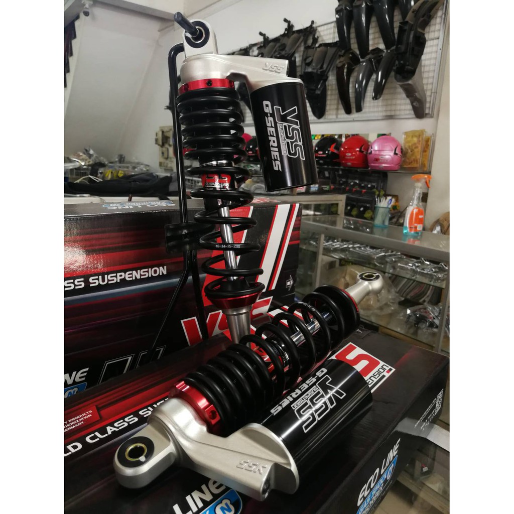 โช้ค YSS G-series สปริงดำ-ดำเลเซอร์ รถ wave ยาว 320 | Shopee Thailand