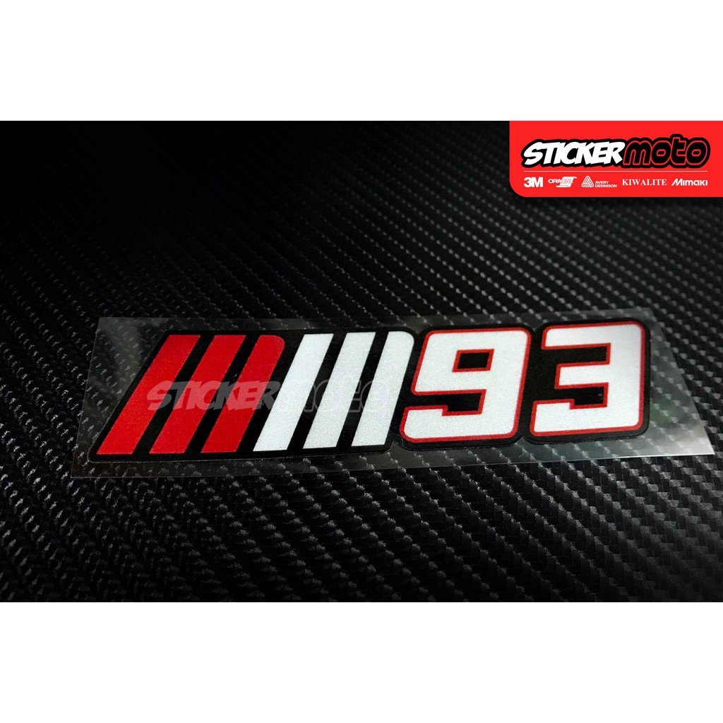 สติ๊กเกอร์ Marquez93 MotoGP (MM02) | Shopee Thailand