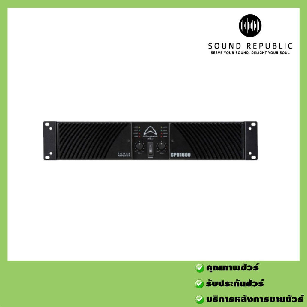 Wharfedale Pro CPD-1600 Power Amplifier 620 วัตต์ เพาเวอร์แอมป์ ...