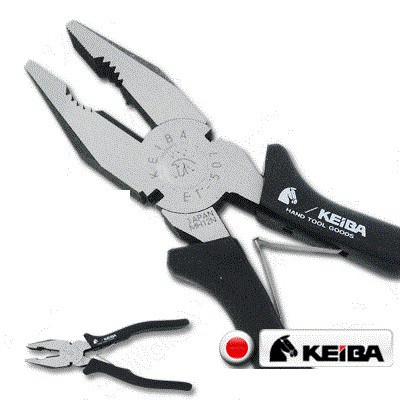 KEIBA คีมปากจิ้งจก ด้ามดำ (Made in Japan) | Shopee Thailand