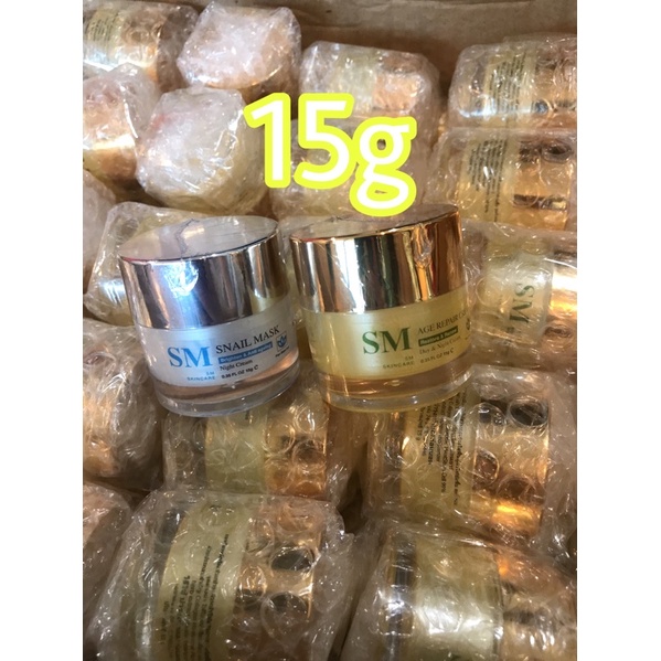 ครีมรกพืชsm ของแท้บริษัท100%[ขายแยก-ยกชุด]10g-15g smskincare | Shopee Thailand