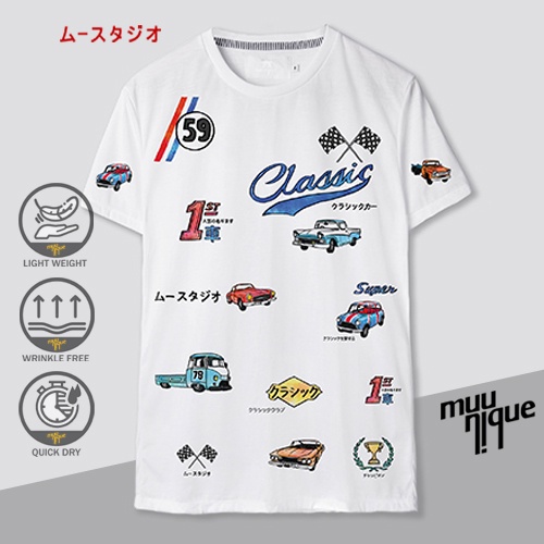 MUUNIQUE Graphic P. T-shirt เสื้อยืด รุ่น GPT-214 | Shopee Thailand