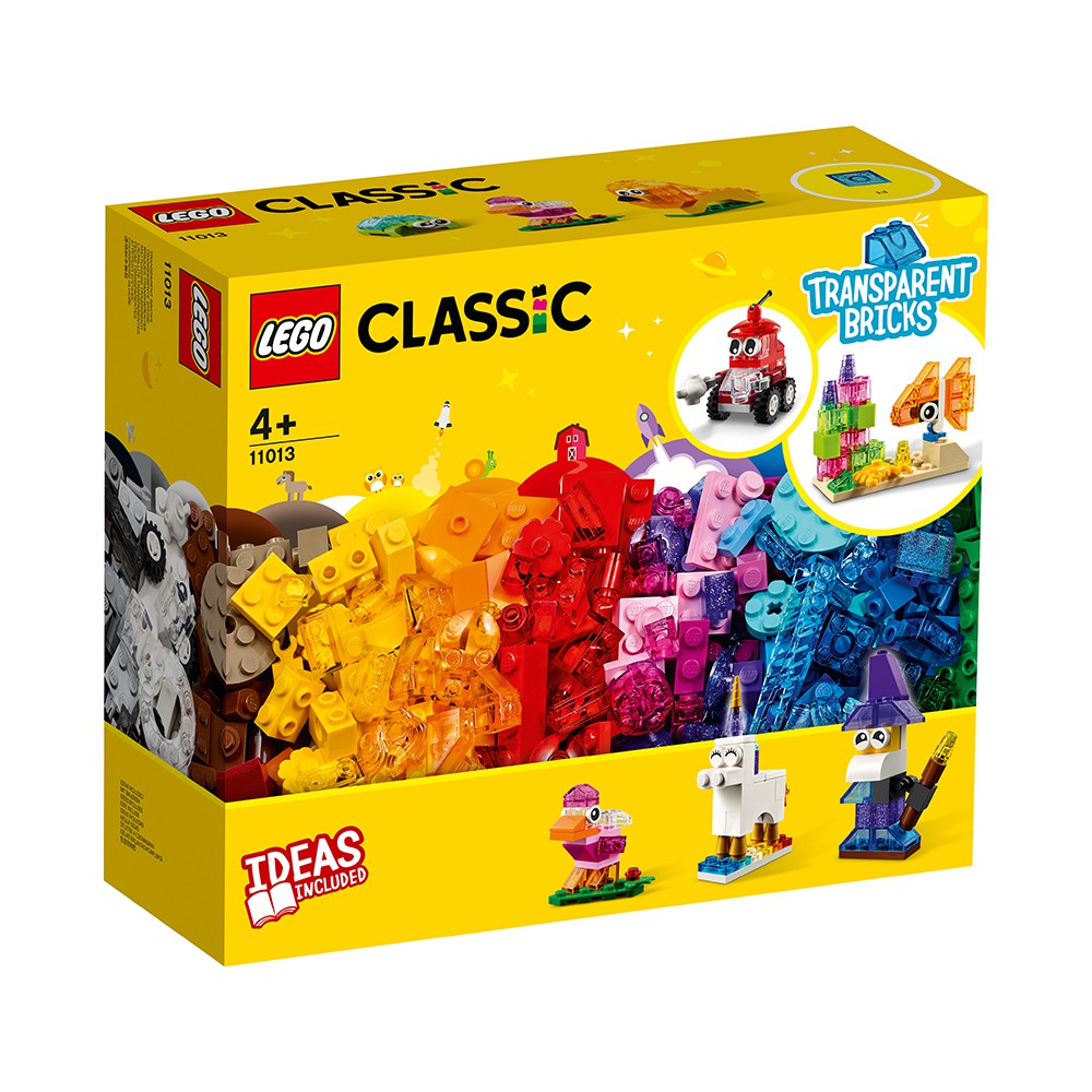 พร้อมส่ง LEGO® Classic 11013 Creative Transparent Bricks | Shopee Thailand
