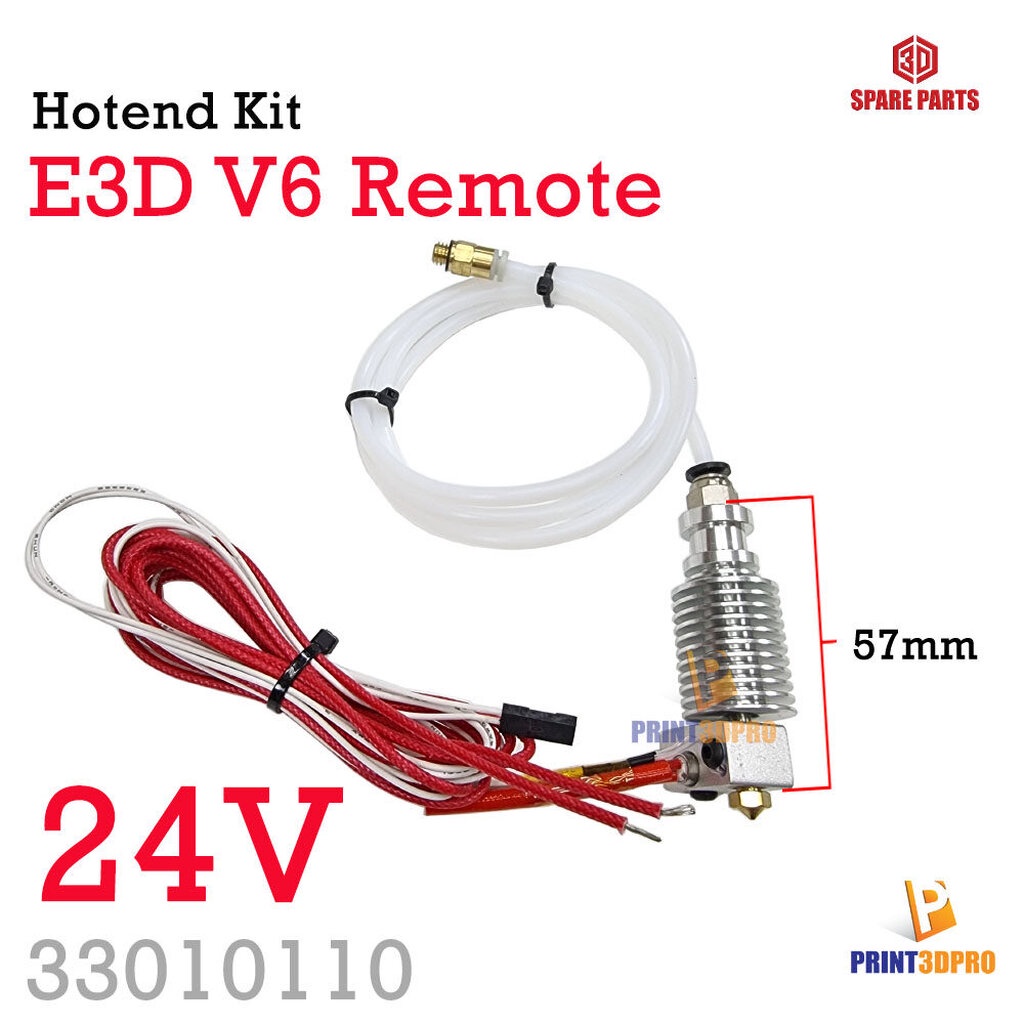 3D Printer Part E3D V6 Remote Hotend kit 24V อะไหล่ชุดหัวพิมพ์ Hot End Kit | Shopee Thailand