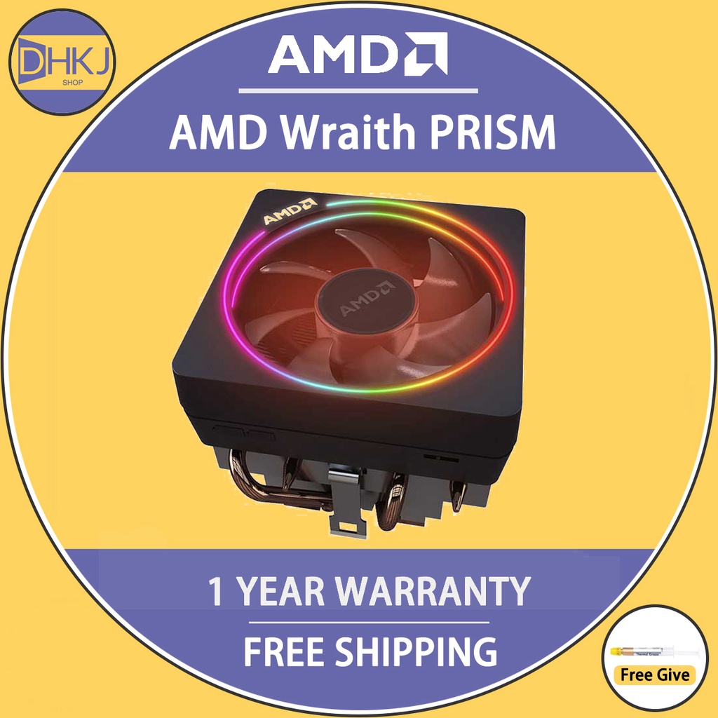 ใหม่ AMD Wraith PRISM AMD AM4 AM4 2200G 3600X 3700X 3900X/3800X/3700X ...