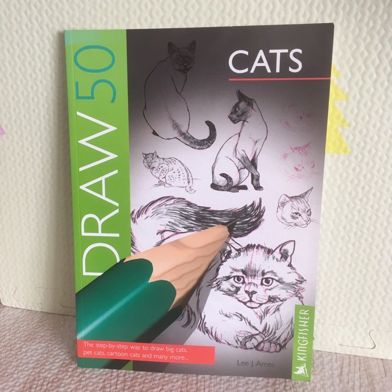 DRAW 50 The step-by step way to draw a big cats(ปกอ่อน | Shopee Thailand