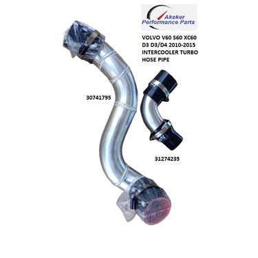 VOLVO V60 S60 XC60 D3 D3/D4 2010-2015 INTERCOOLER TURBO HOSE PIPE ...