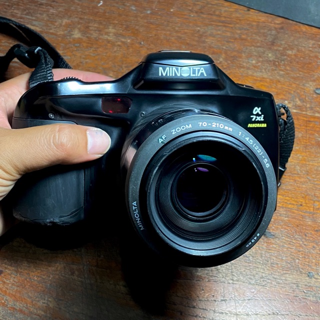 กล้องฟิล์ม MINOLTA ALPHA 7xi + เลนส์ MINOLTA AF ZOOM 70-210MM.F4.5(22 ...