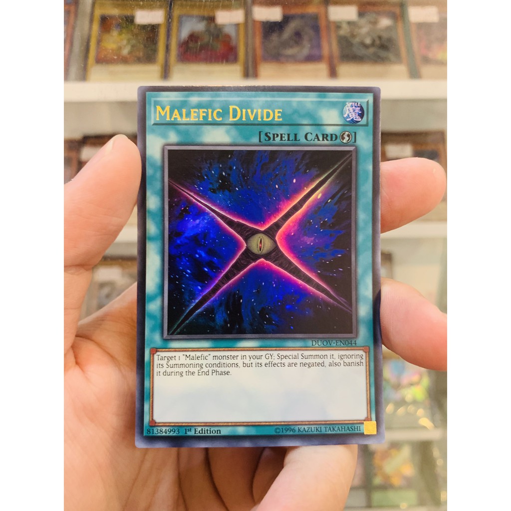 ยูจีโอ! รหัสการ์ด DUOV-EN044 - Malefic Divide - Ultra Rare - รุ่นที่ 1 ...