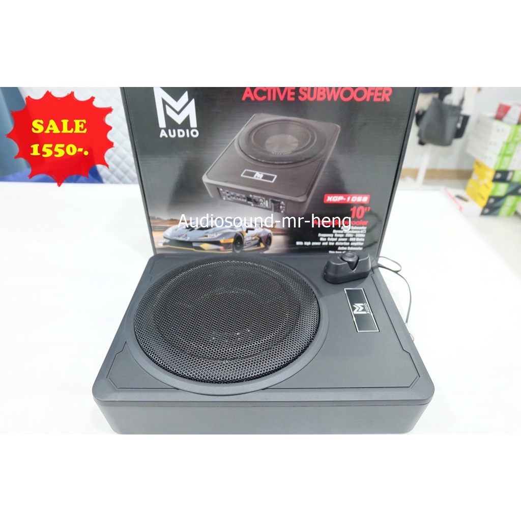ลำโพงซับบอค เบส 10นิ้ว M Audio 600w พาเวอแอมคลาสดี ในตัวของใหม่ Subbox 10นิ้ว เสียงเบสรถยนต์ ซับ ...