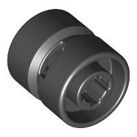 Lego part (ชิ้นส่วนเลโก้) No.6014b Wheel 11mm D. x 12mm, Hole Notched ...