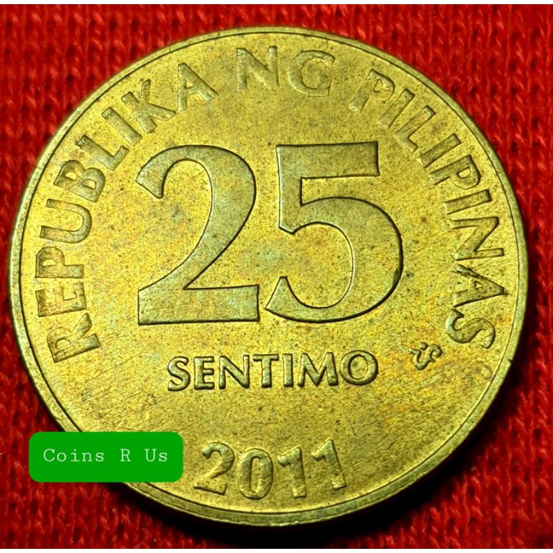 เหรียญต่างประเทศ ฟิลิปปินส์ ชนิด 25 sentimo ปี 2003 - 2017 ขนาด 20 มม. สวยงามตามภาพน่าสะสม ...