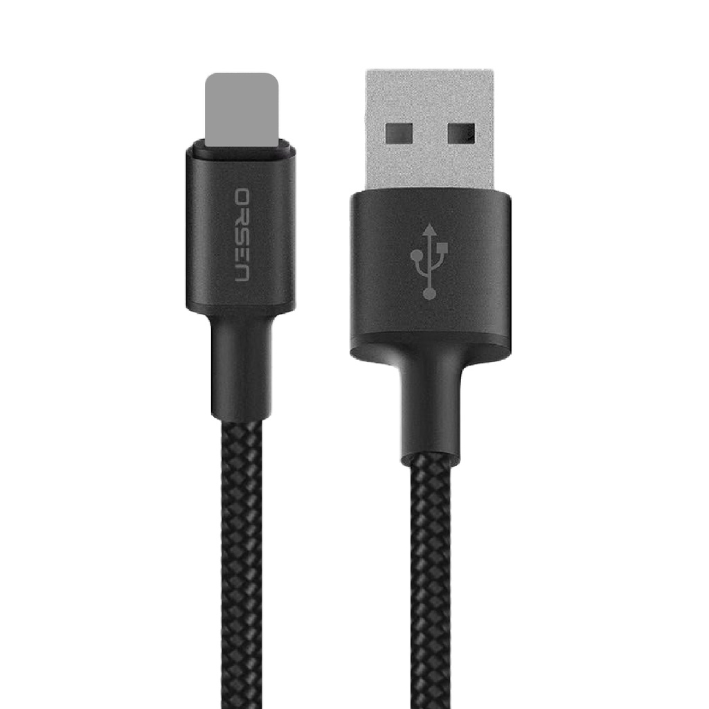 [71บ. โค้ดคุ้ม] Orsen by Eloop S9 / S9L / S9M / S9C สายชาร์จ USB Data Cable 2.1A L Cable Micro ...