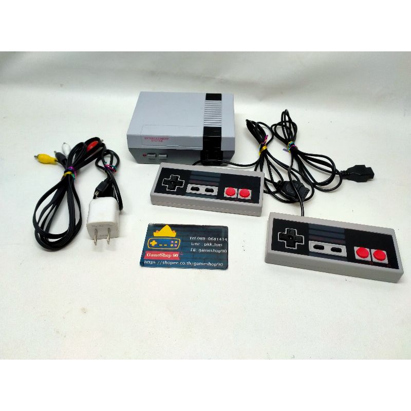 Nes mini เกมในตัว 620 เกม เกมดีๆหลายเกมรวมไว้ ไม่ต้องเสียบตลับ ระบบ AV ...