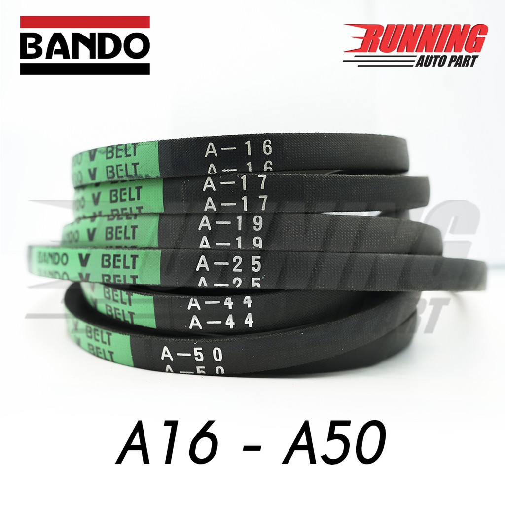 สายพาน BANDO V- BELT A16- A50 A16 A17 A18 A19 A20 A21 A22 A23 A24 A25 A26 A27 A28 A29 A30 !!ส่ง ...