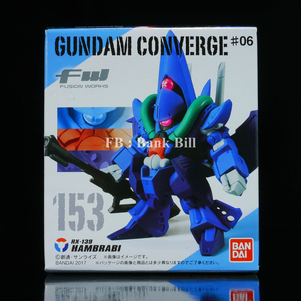 ฺฺกันดั้ม Bandai Candy Toy FW Gundam Converge #06 No.153 RX-139 Hambrabi | Shopee Thailand