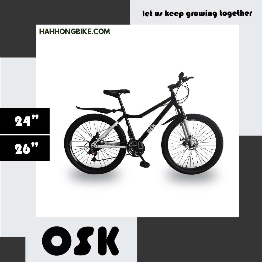 จักรยานเสือภูเขา OSK ขนาด 24 หรือ 26 | Shopee Thailand