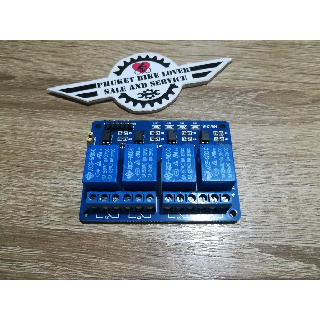 Arduino Relay Module 4 Channel 5V relay 4 ช่อง แบบ isolation control ...