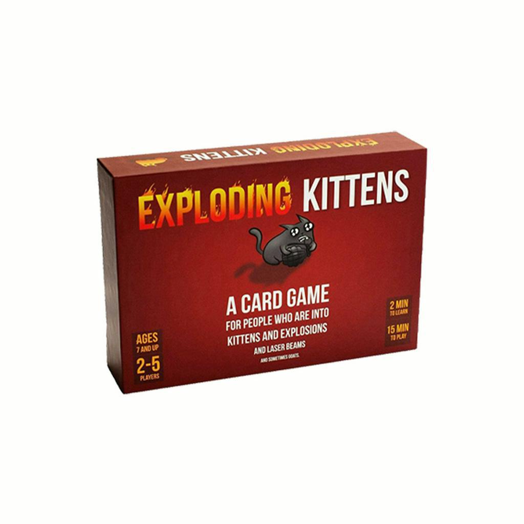 Exploding Kittens แมวระเบิด เกมกระดานระเบิดแมวการ์ดปาร์ตี้ปาร์ตี้เกม ...