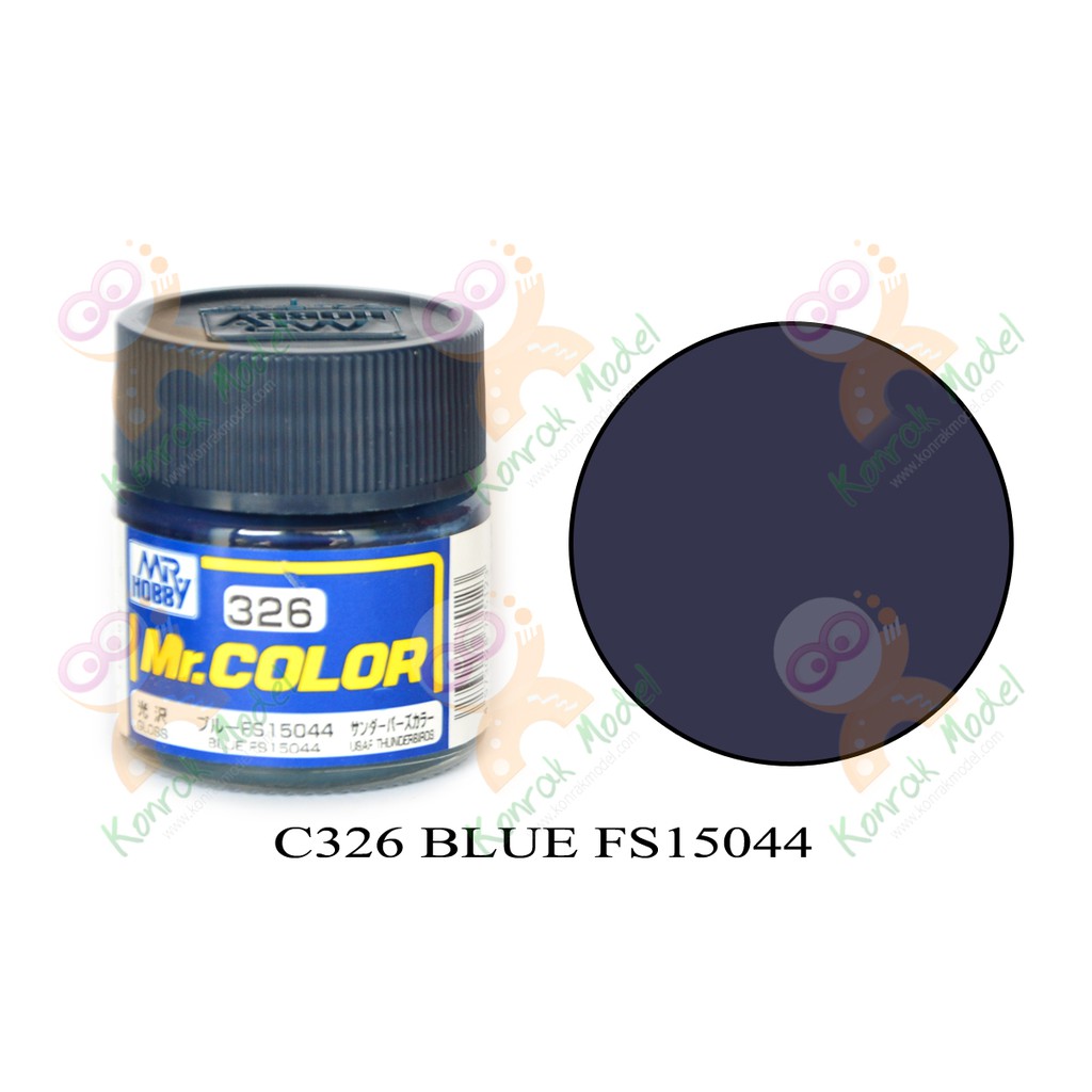 สีสูตรทินเนอร์ Mr.hobby Mr.color C326 Blue FS-15044 Gloss 10ml | Shopee ...