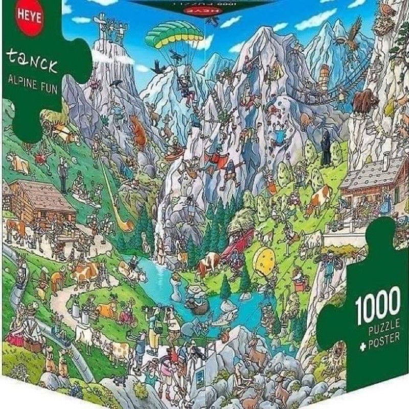 HEYE ALPINE FUN (Tanck) 1000 pcs จิ๊กซ อว์นำเข้าจากเยอรมัน ตัวต่อคุณภาพ ...
