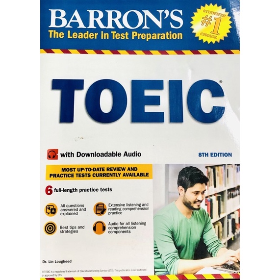 BARRON'S The Leader in Test Preparation TOEIC with Downloadable Audio ...