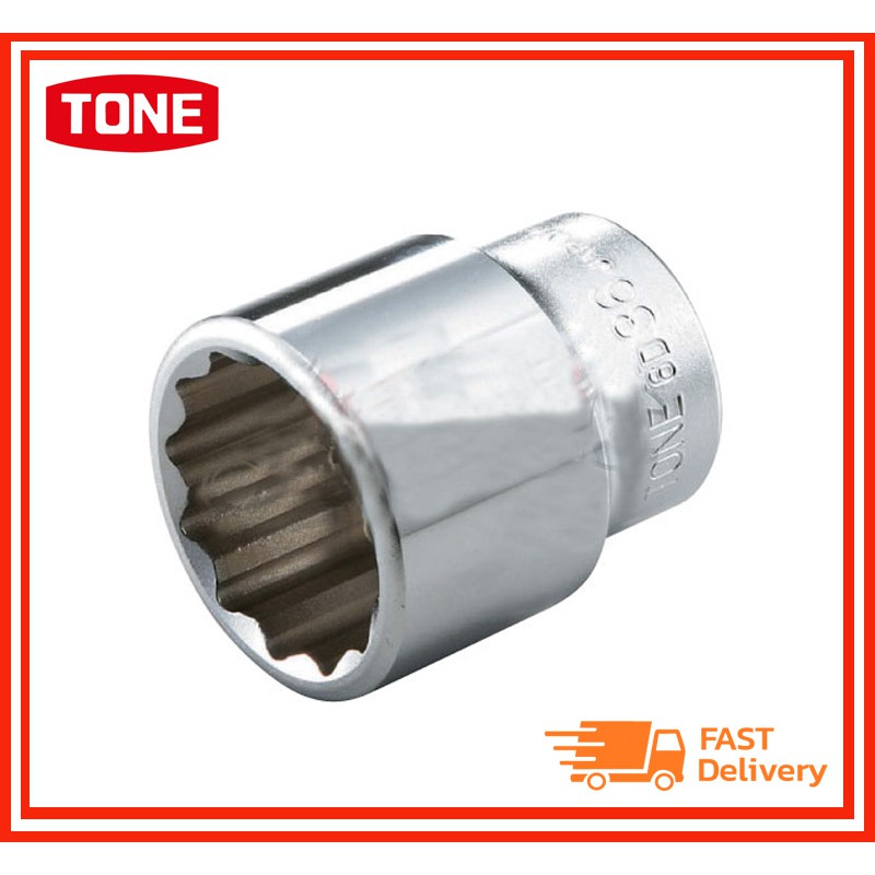 Tone Socket(12pt.) 6D-30 ลูกบ๊อกซ์ขันมือ ลูกบ๊อกซ์ 12 เหลี่ยม ขนาด 30 mm. | Shopee Thailand