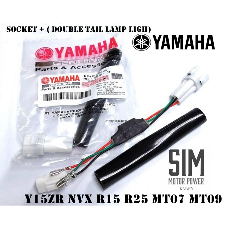 Yamaha Y15ZR NVX R15 R25 MT07 MT09 แฟลชซ็อกเก็ต ( DOUBLE TAIL LAMP ...