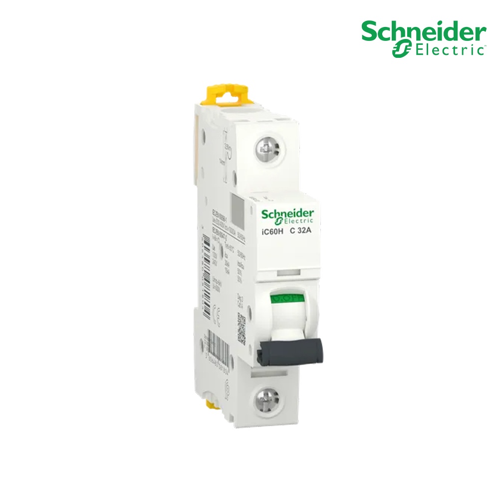 Schneider Electric Miniature circuit-breaker, Acti9 iC60H 10kA,1P, 32A 400VAC - A9F84132 สั่ง ...