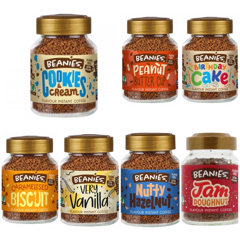Beanies instant Coffee ซื้อ 2 แถม 1!! Net:50g. พร้อมส่งกาแฟคั่วหอม มี ...