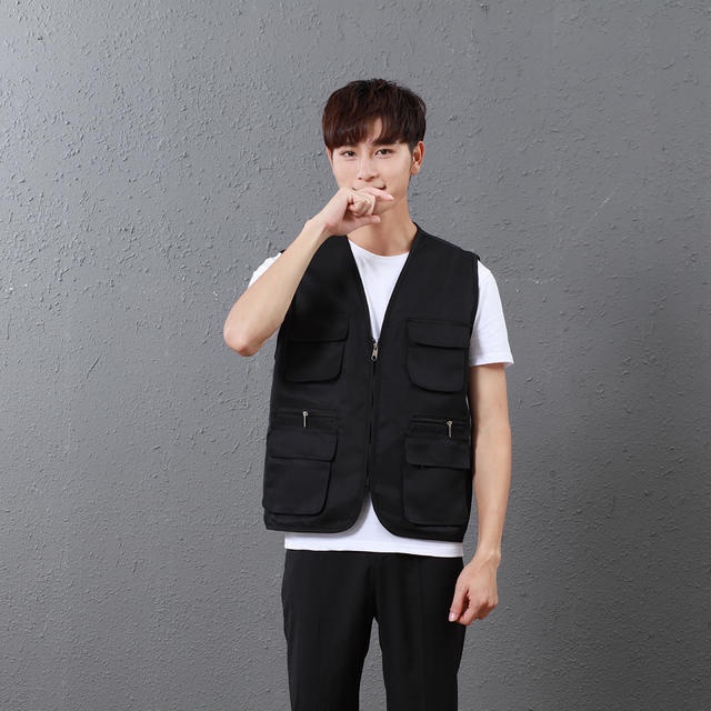 [Oren Sport]-vt03 เสื้อกั๊กตกปลา สีเหลือง สีเขียว สีฟ้า สีเทาอ่อน สีดํา ...