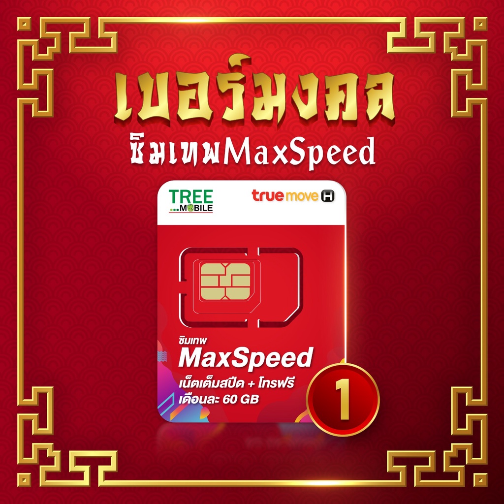 ซิมเทพ MaxSpeed ชุด 1 เบอร์มงคล เน็ตแรงเต็มแม็ก ซิมทรู ซิมเทพ MaxSpeed 60 ซิมเน็ต max speed ซิม ...