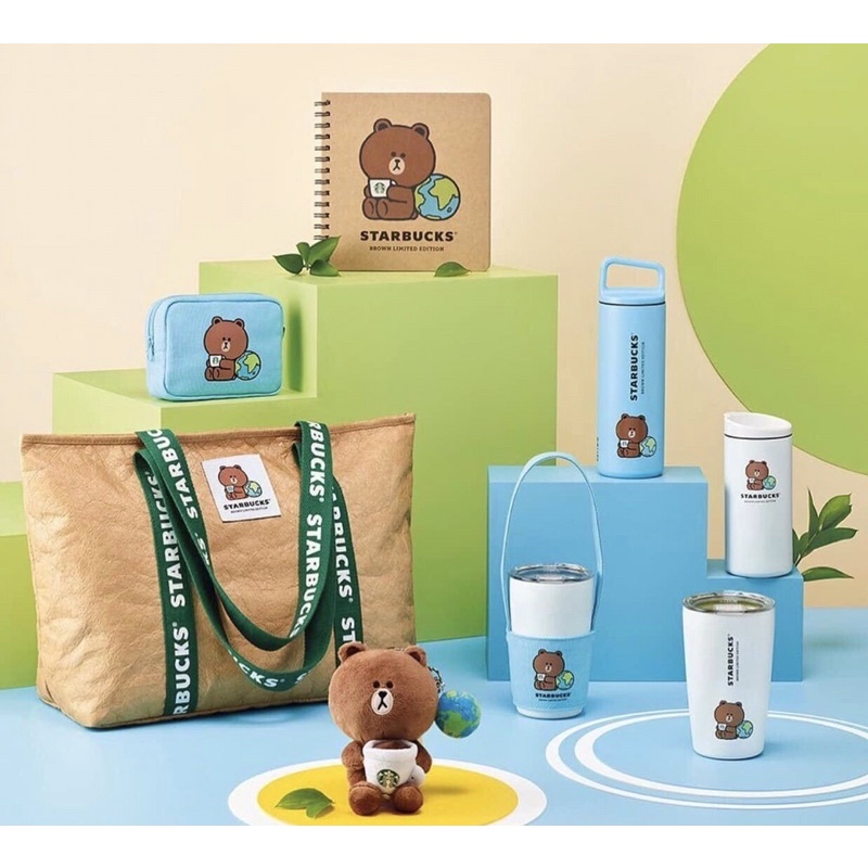 Starbucks x Line friends แก้วstarbucks line friends earth day ...