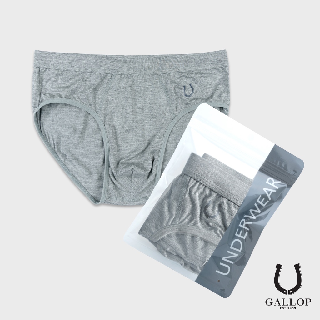 GALLOP : (1ตัว) MEN'S UNDERWEAR กางเกงในผู้ชาย รุ่น GU9000 สีเทา ราคา ...