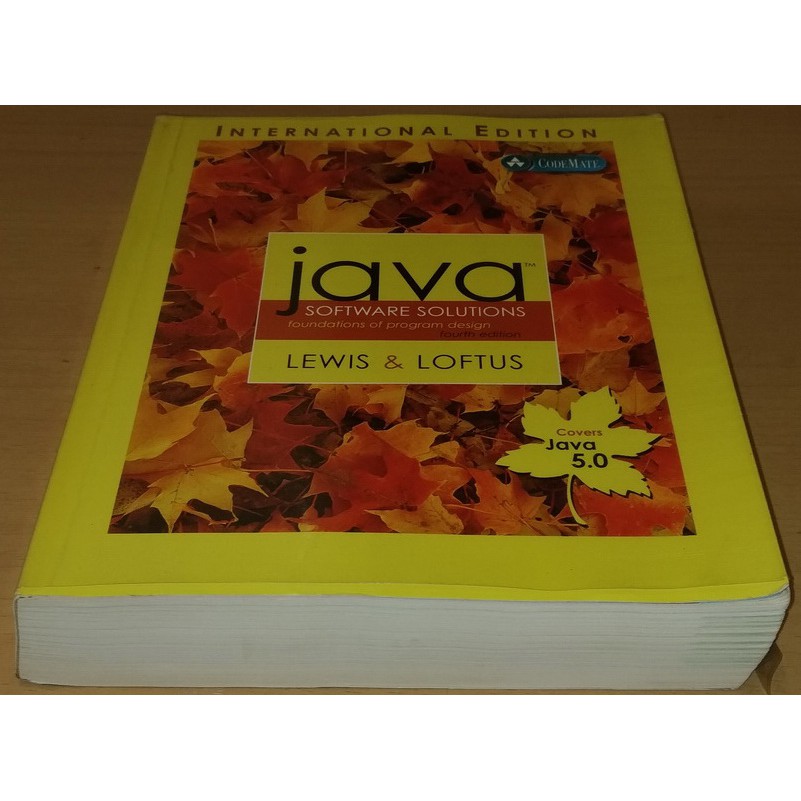 Java Software Solutions : Foundations of Program Design | Shopee Thailand