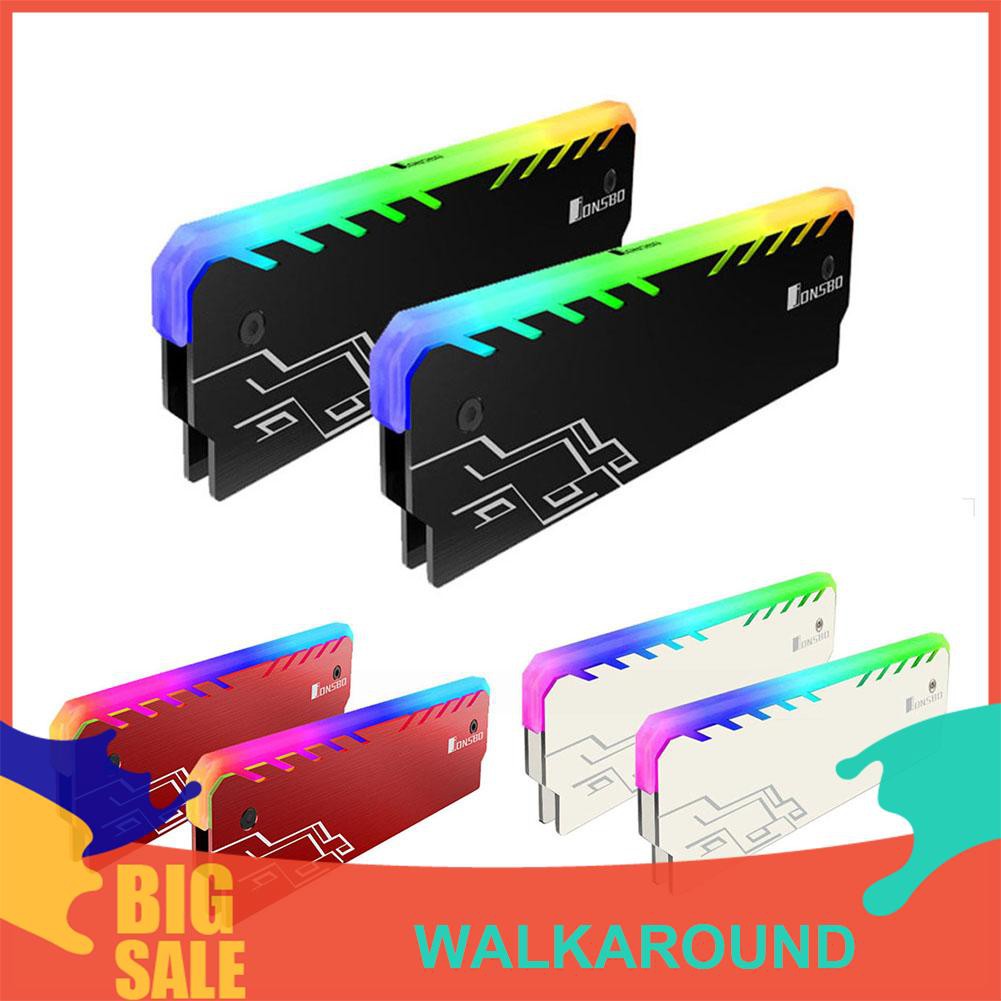 Rgb Ram ฮีทซิงค์ Ddr3 Ddr4 ระบายความร้อนสําหรับเดสก์ท็อป Pc | Shopee ...