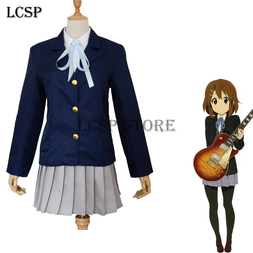 Lcsp K - On ! Hirasawa Yui Akiyama Mio ชุดคอสเพลย์ชุดนักเรียนญี่ปุ่น ...