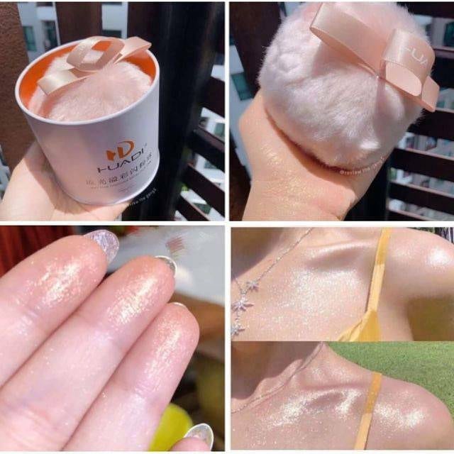 HUADI New Improved Glitter Puff พัฟตบตัววิ้ง | Shopee Thailand