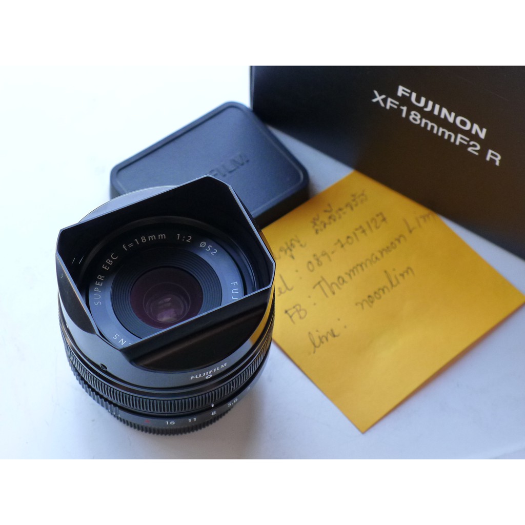 ขายเลนส์ FUJI XF18 mm f2 อดีตประกันศูนย์ สภาพสวยมาก | Shopee Thailand