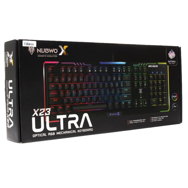 KEYBOARD NUBWO-X ULTRA X23 Blue-Switch | Shopee Thailand