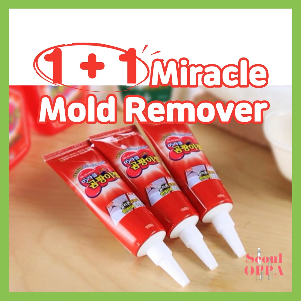 [Miracle] 1+1 Mold Remover Gel 120g เชื้อรา คราบดำฝังลึก Mildew Cleaner ...