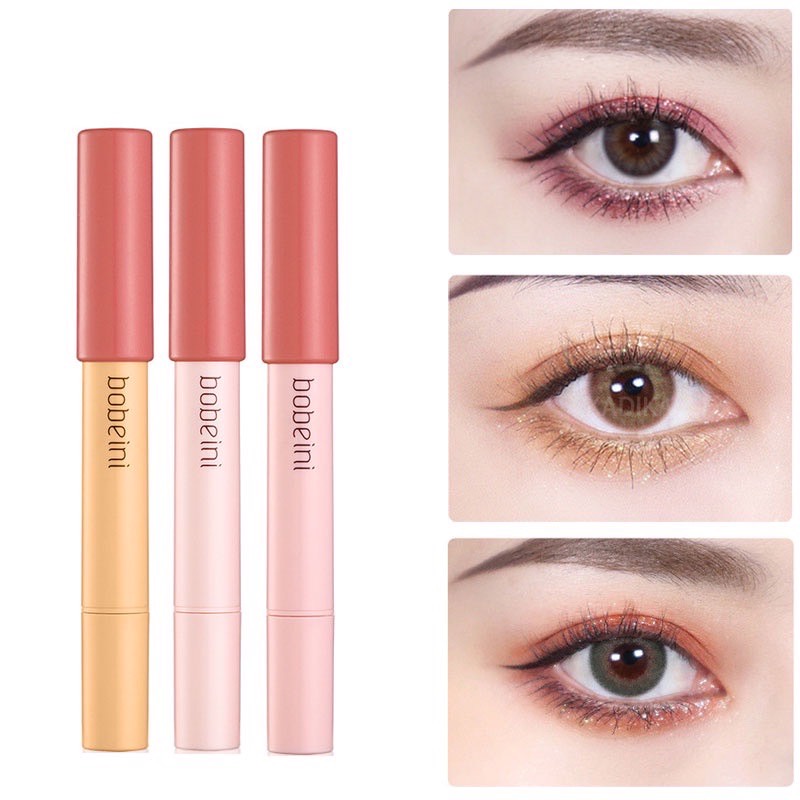M154 Bobeini กลิตเตอร์ อายแชโดว์ ดินสอ ประกายมุก ไฮไลท์ สีสวย ติดทน กัน ...
