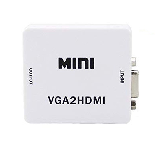 Mini Vga To Hdmi Audio และวิดีโอ Vga To Hdmi กล่องสีขาวขนาดเล็ก Vga2 ...