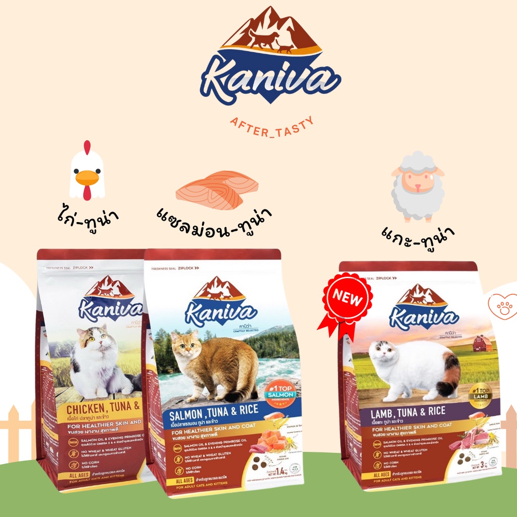 อาหารเม็ดคานิว่า (Kaniva) 1.4 kg และอาหารเม็ด แบ่งขาย 1 kg | Shopee Thailand