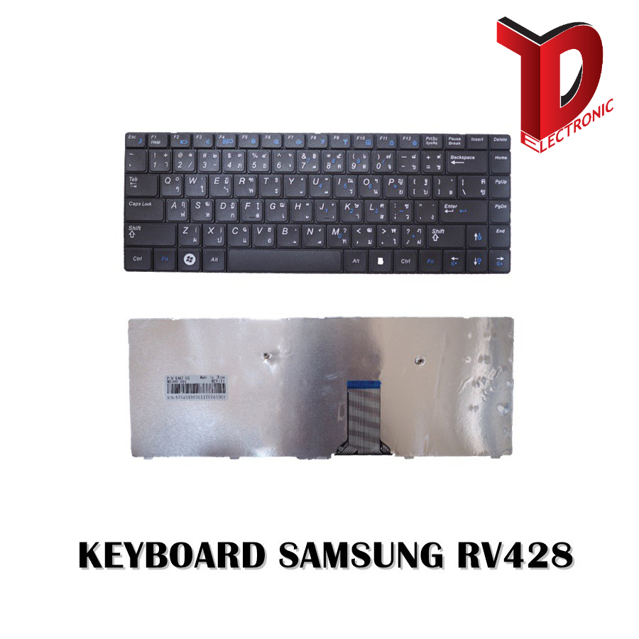 KEYBOARD SAMSUNG RV428 R429 R439 R418 R420 / คีย์บอร์ดโน๊ตบุ๊ค ซัมซุง ...