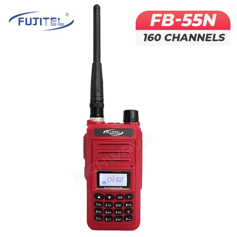 FUJITEL FB-55N วิทยุสื่อสาร ถูกกฏหมาย ไม่ต้องขอใบอนุญาตได้ หัวชาร์จ USB-C อุปกรณ์ครบชุด วอแดง 0 ...