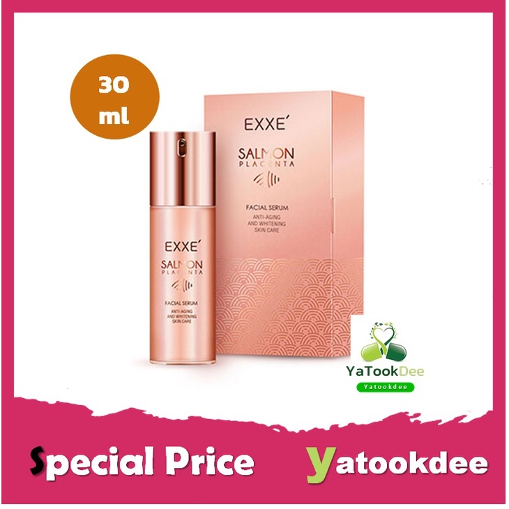 EXXE’ Salmon Placenta Facial Serum Anti-Aging and Whitening Skin Care ผิวกระชับ ลดริ้วรอยลึกและ ...