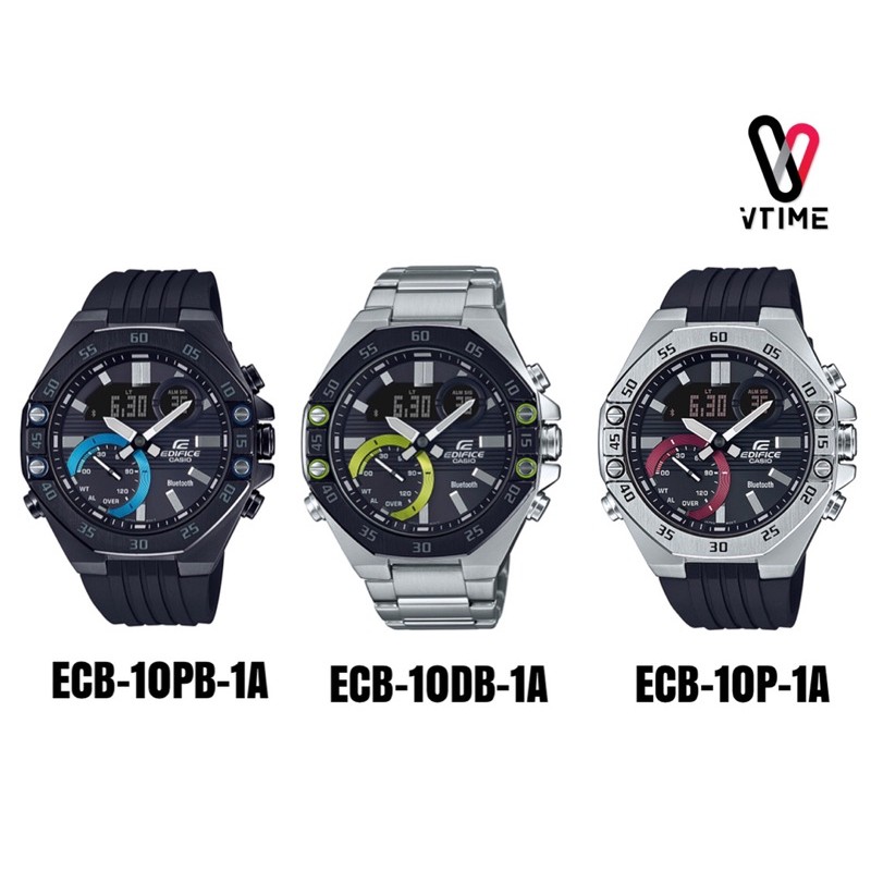 CASIO EDIFICE รุ่น ECB-10PB /ECB-10DB-1A/ ECB-10P-1A /ECB-10D-2A /ECB-10DC-1A | Shopee Thailand
