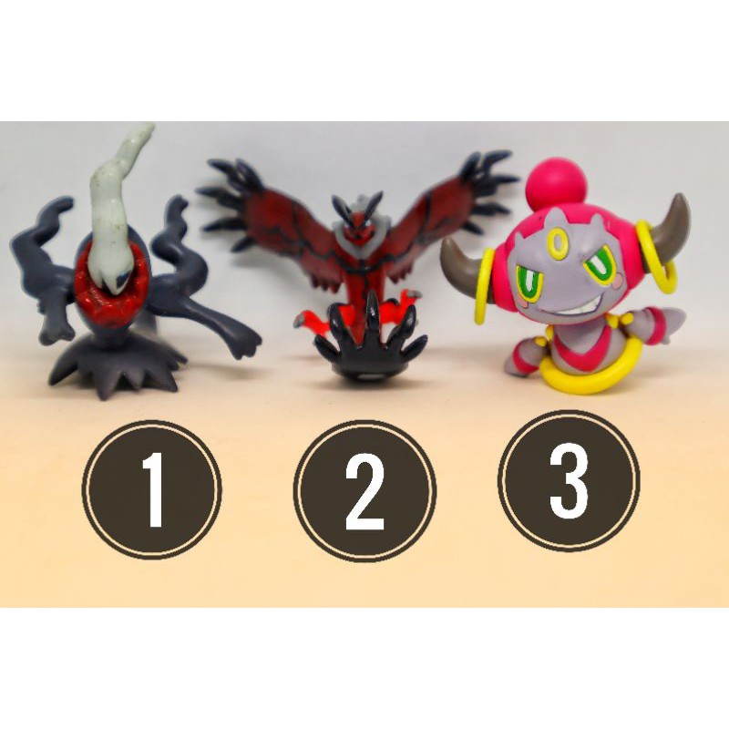 Pokemon figure โมเดลโปเกม่อน Darkrai Yveltal Hoopa | Shopee Thailand